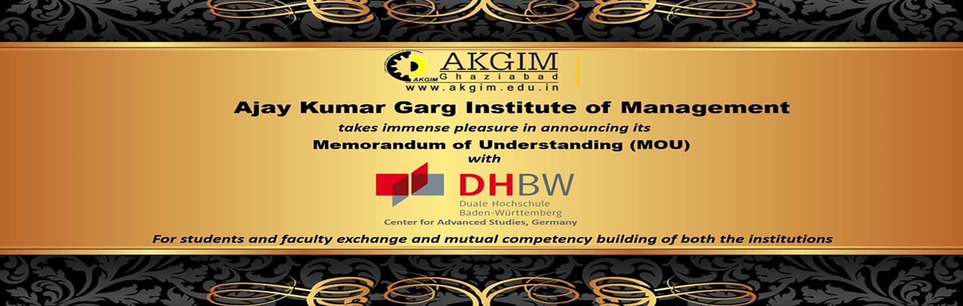 Ajay Kumar Garg Institute of Management, Ghaziabad. AKGIM Ajay Kumar Garg Institute of Management, Ghaziabad. AKGIM